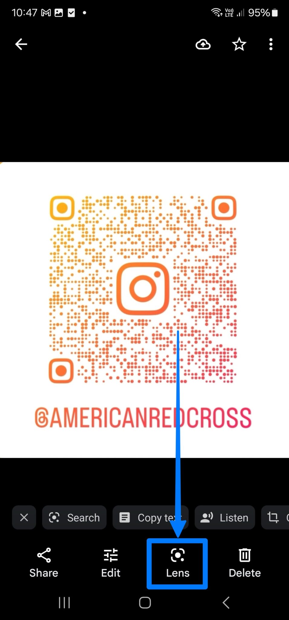 How to scan a QR code from a screenshot - QRHub Docs